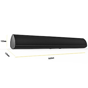 IRDFWH 80W TV SoundBar Speaker Home Theater System 3D Surround Sound Bar Subwoofer Audio Remote Control Wall Mountable