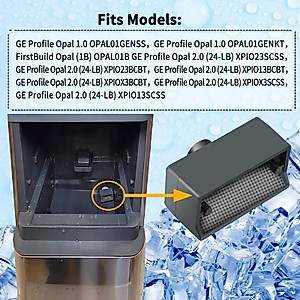 Upgraded Filter Piece ASM Gray Replacement Part Fits Ice Maker.Compatible with GE Profile Opal 1.0 OPAL01GENSS,OPAL01GENKT,2.0(24-LB) XPIO23SCSS,XPIO23BCBT,XPIO13BCBT,XPIOX3BCBT,XPIOX3SCSS,XPIO13SCSS
