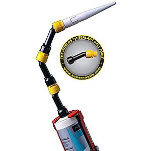 SUPER NOZZLE 45 Adjustable Caulk Gun Nozzle Extender (Pro Kit)