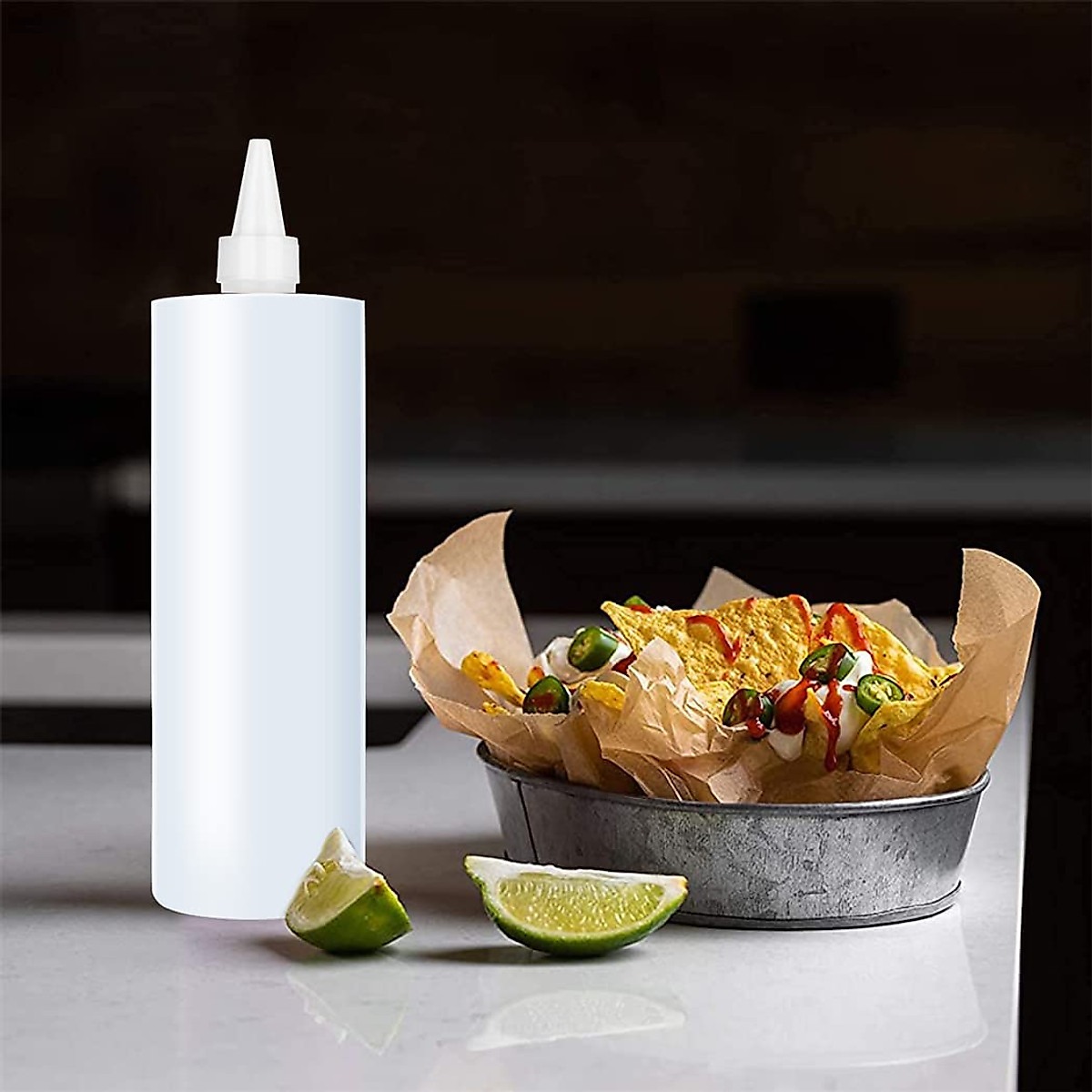 Squeeze Bottle Condiment Bottles Writer Bottle Pigment Squeezy Bottle Resealable Plastic Squeezing Squirt Bottles for Cooking Painting