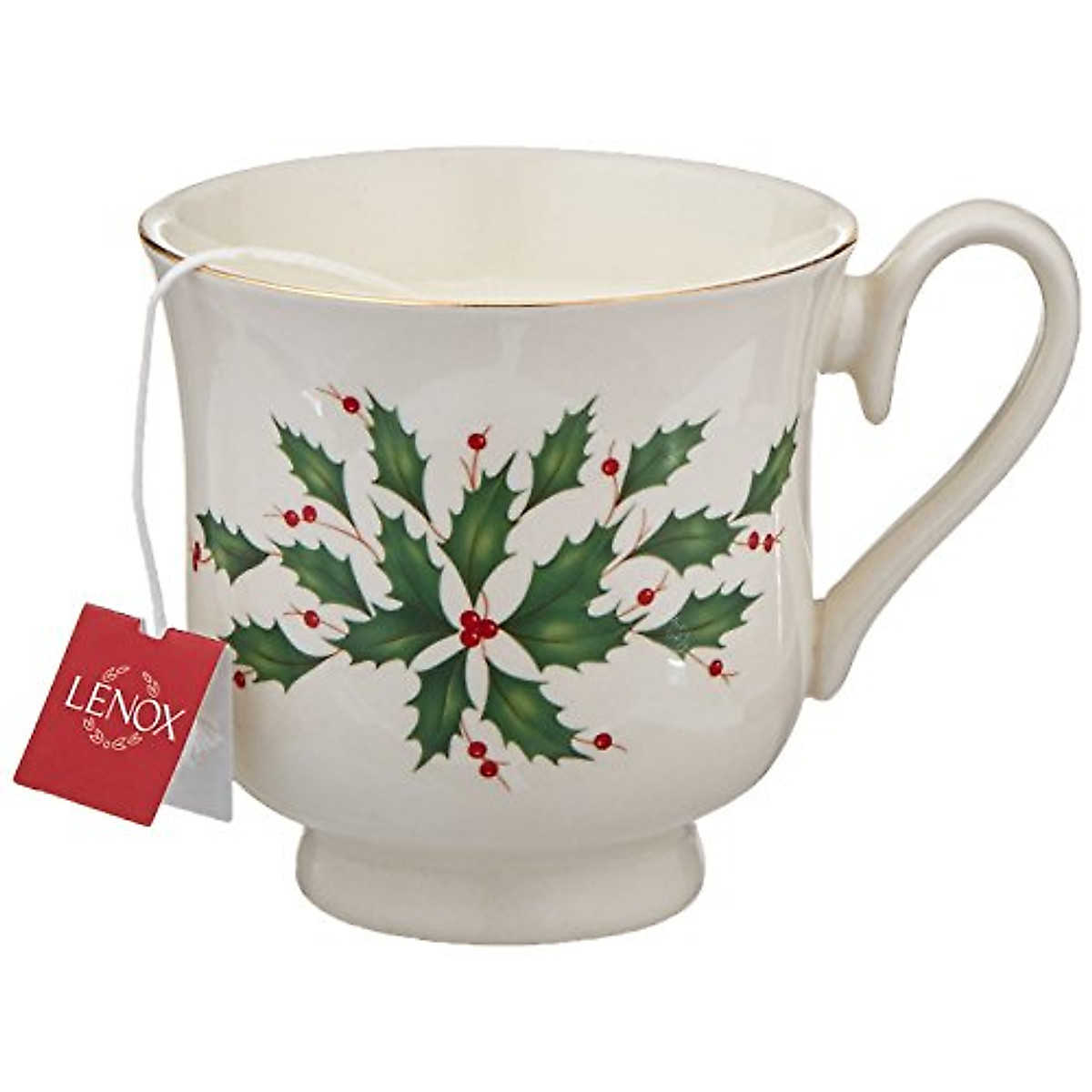 Lenox Holiday Teacup with Candle, Pine
