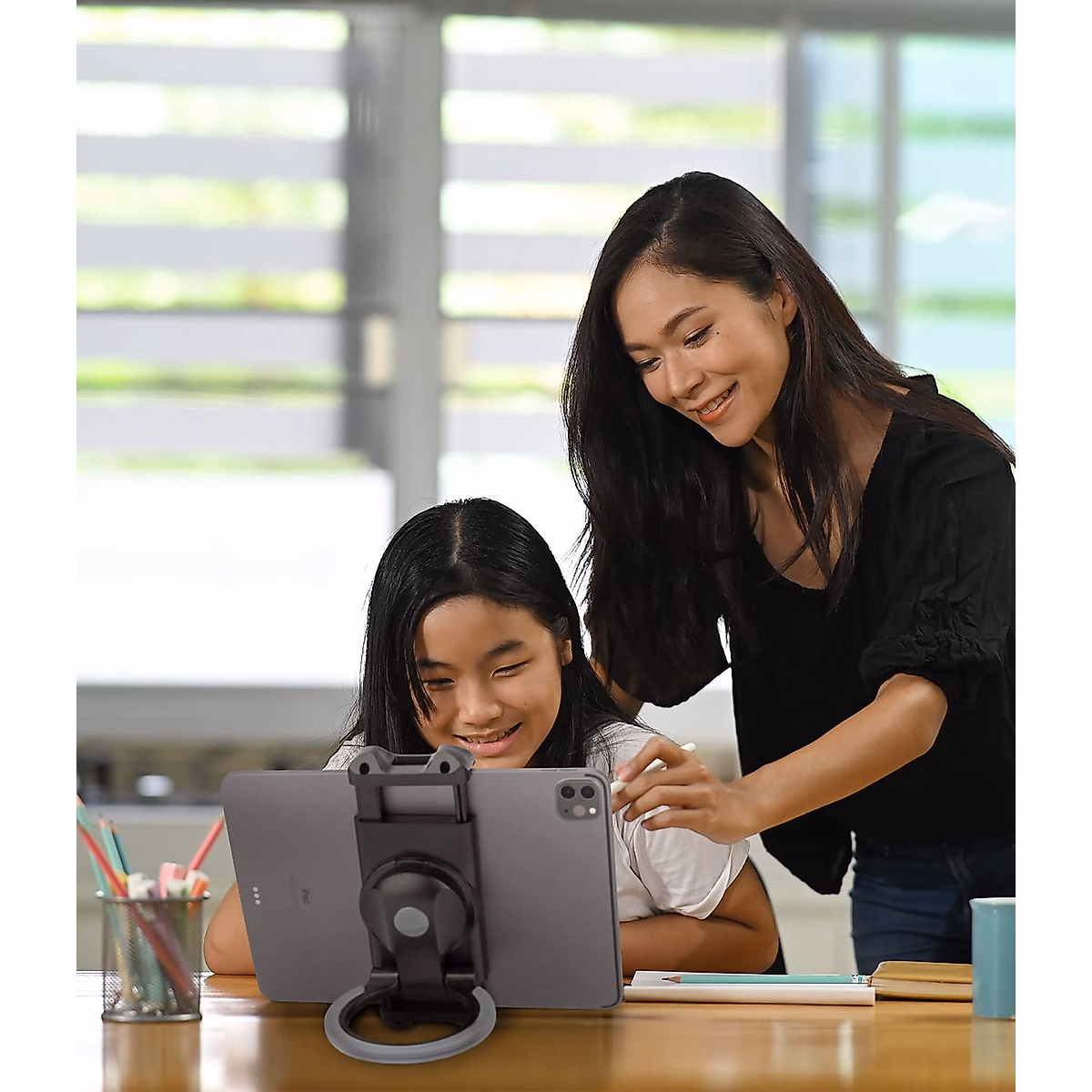 GOOSPERY Compatible with iPad ChromeBook Kindle Tablet Hand Grip Holder Accessory for e-Reading, Drawing, Video Viewing Compatible with iPad Pro 12.9 11 10.5 Air 2 2022