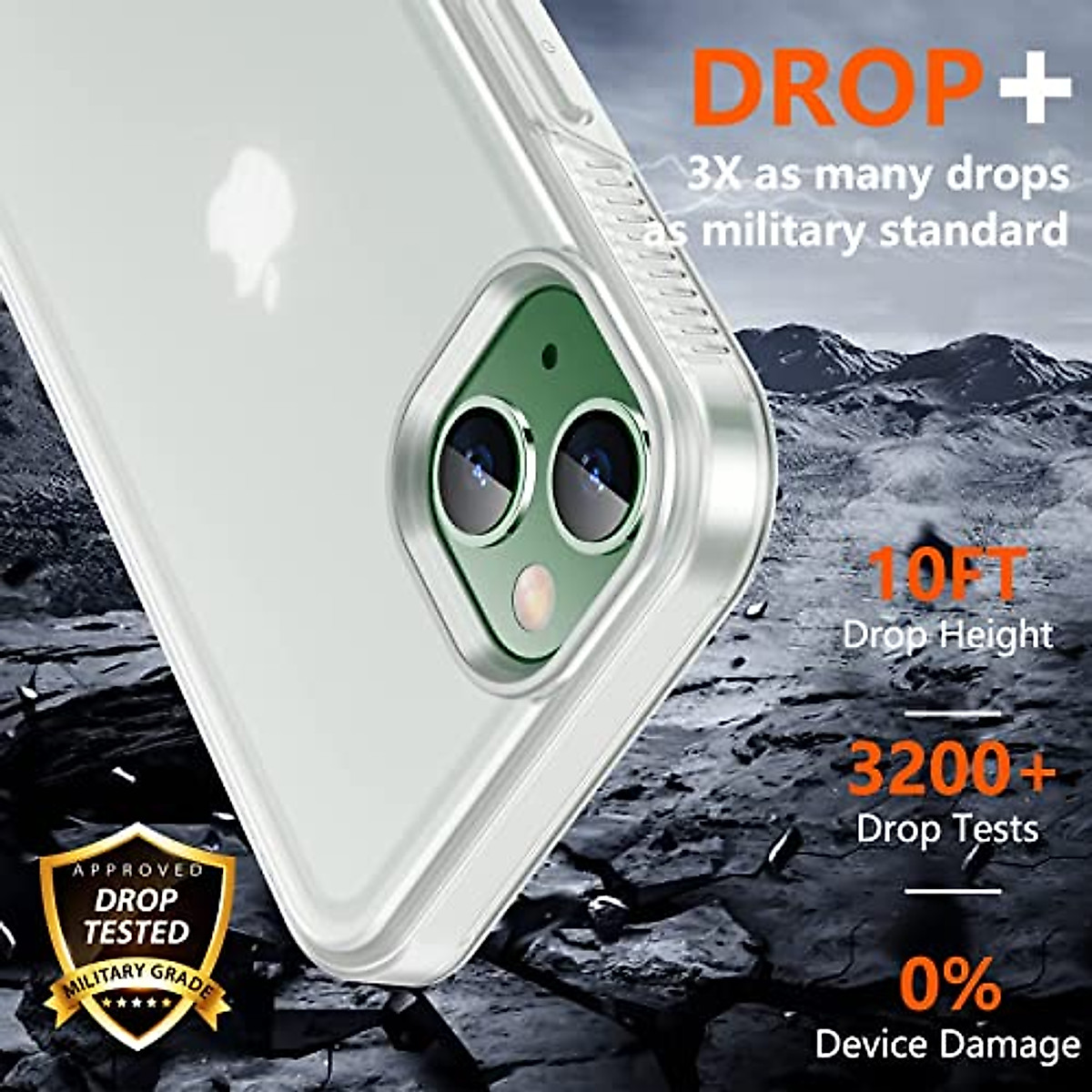 SPIDERCASE Designed for Galaxy S23 Plus Case, Waterproof Built-in Screen Protector [12FT Military Shockproof] IP68 Waterproof Full-Body Heavy Duty Anti-Scratched Rugged Case(Dark Green)