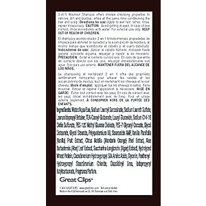 GREAT CLIPS Solutions Men's Washout 2-in-1 Shampoo, 12oz | Daily Shampoo & Conditioner for Men | Breaks Down Excess Styling Product & Gunk