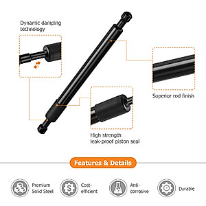 WeiSen Truck Tailgate Assist Shock Strut Accessories Compatible with 2002-2009 RAM 1500 2500 3500, fits 2009-2018 Dodge Ram 1500 2500 3500, fits 1997-2016 Ford F-150 F-250 F-350 Super Duty