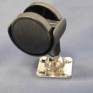 Household Essentials 2030 Pop-Up Laundry Hamper on Wheels with Drawstring Closure | Shoulder Strap to Carry Clothing | Blue