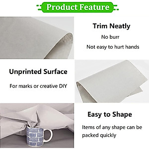 Newsprint Packing Paper Sheets for Moving, Shipping, Box Filler, Wrapping and Protecting Fragile Items 1.3 Lbs (50 Sheets, 26” x 15”)