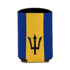 2 PCS Barbados Flag Can Cooler Party Gift Beer Drink Coolers Coolies