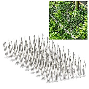 Cabilock 2. 5M Anti Pigeon Spikes Multi Purpose Fence Roof Mailbox Window Bird Pigeon Prof Spike Rodent Deterrent Spike Device for Home Garden