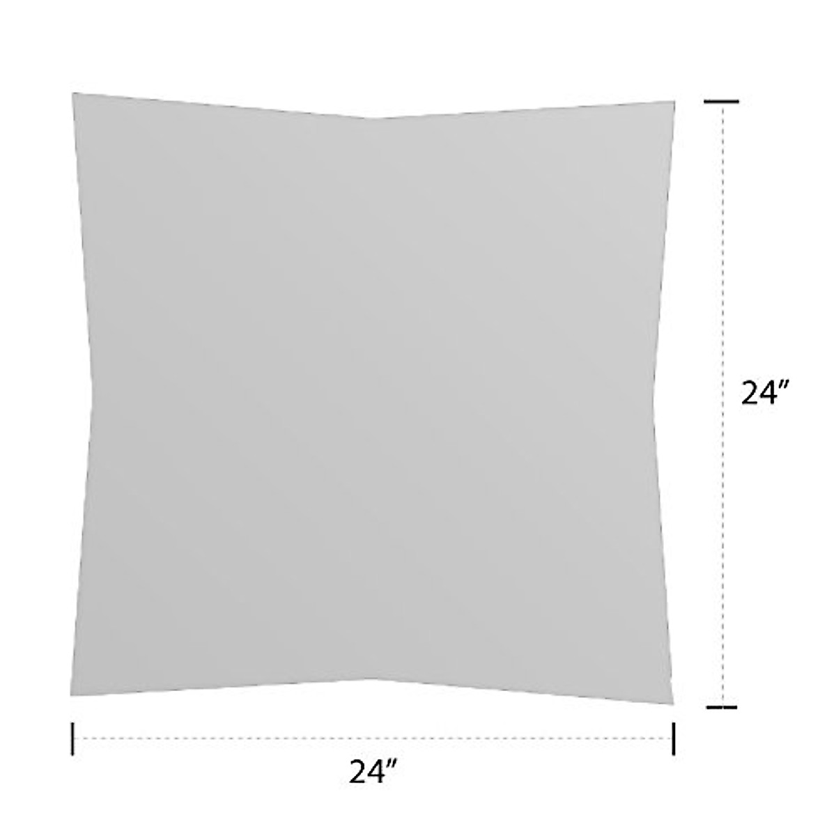 Set of 2 Indoor / Outdoor Square Throw Pillows Sunbrella Cabana Classic (24" x 24")