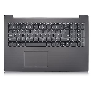 Replacement Upper Palmrest Keyboard with Touchpad for Lenovo ideaPad 320-15 320-15ABR 320-15IAP 320-15IKB 320S-15ISK 320S-15IKB 330-15IKB 330-15IGM 330-15AST 330-15ARR Series Laptop US Layout - Gray