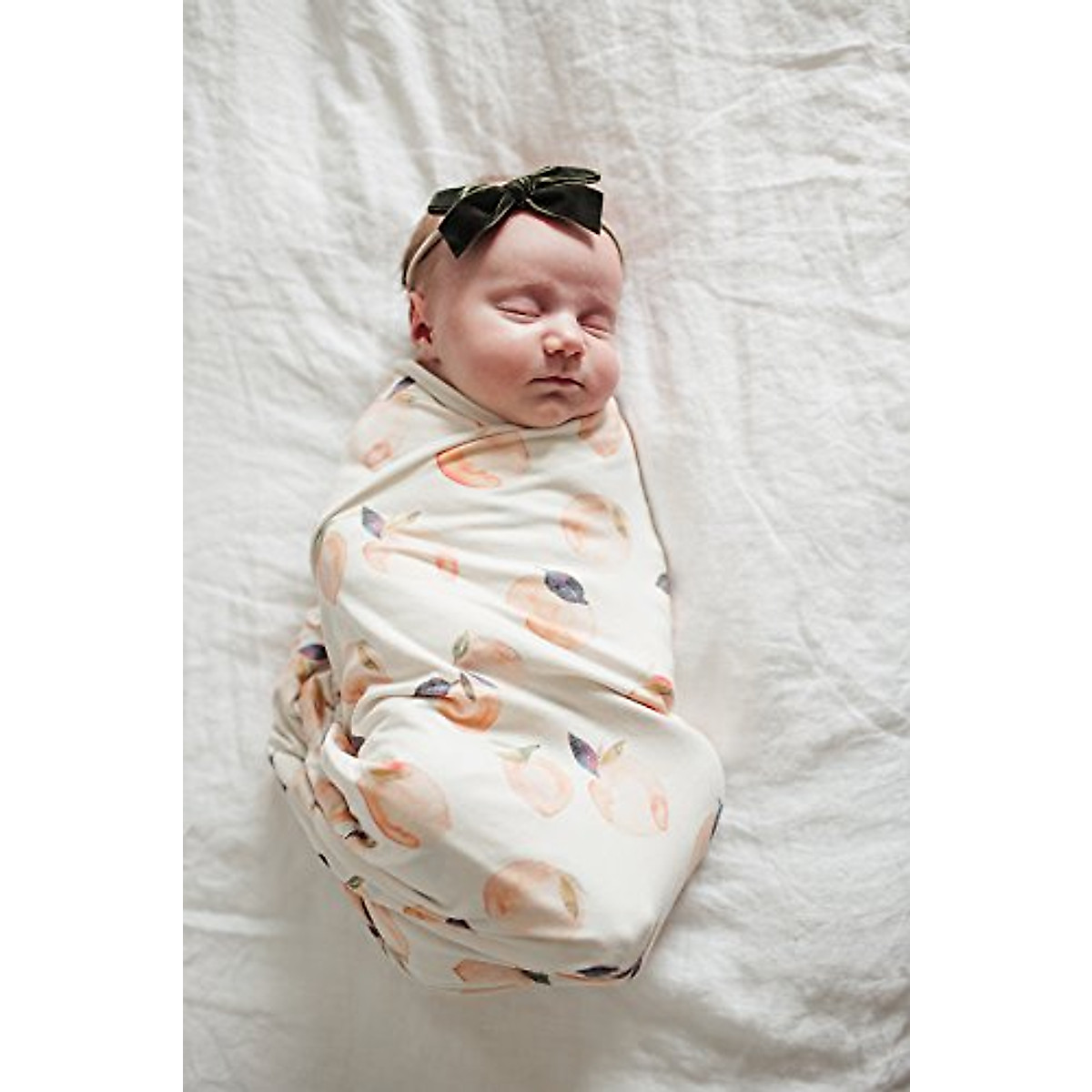 Copper Pearl Large Premium Knit Baby Swaddle Receiving Blanket Caroline