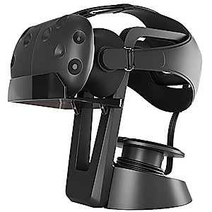 Skywin VR Stand - Headset Display Stand and Cable Organizer for All VR Glasses - HTC Vive, Playstation VR, and Oculus Rift, Oculus Quest