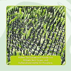 Homarden Anti-Digging Cat & Dog Prickle Strips, Cat Repellent Outdoor - Plant Protectors from Animals - 19.25x5.in - Set of 6