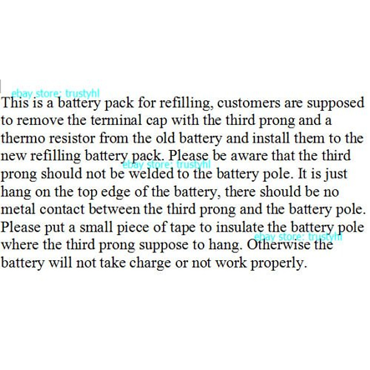 Eztronics Corp Battery Rebuild Pack 7.2V for SNAP-ON CTB5172 NIMH