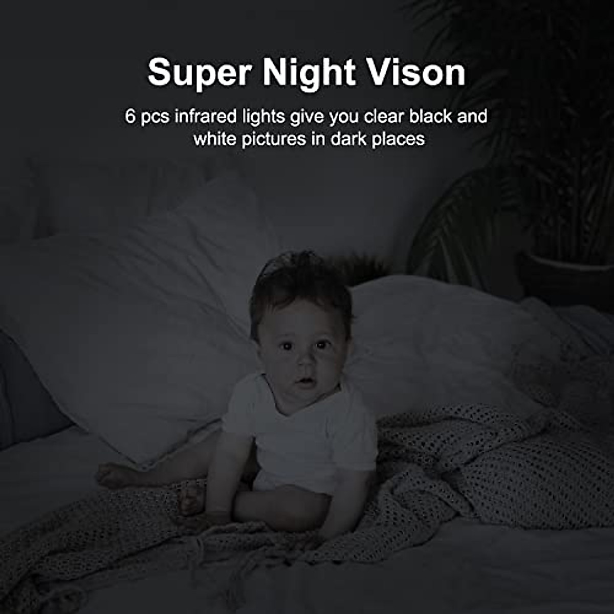 litokam Little elf Indoor Security Camera, 1080P Baby Monitor Camera with Phone App, WiFi IP Camera with Night Vision, 2-Way Audio, Motion Detection, Pet Cat Dog Cam - Compatible with Alexa, 2 Pack