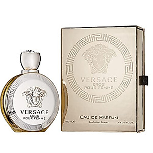 VERSACE Eros Eau De Parfum Spray for Women, 3.4 Fl Oz (Pack of 1)