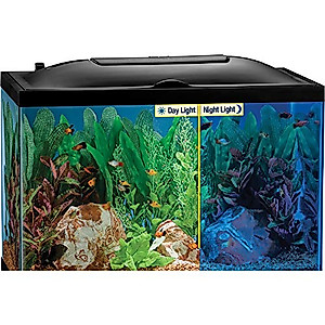 Marineland LED Light Hood for Aquariums, Day & Night Light 24 by 12-Inch,Blacks & Grays