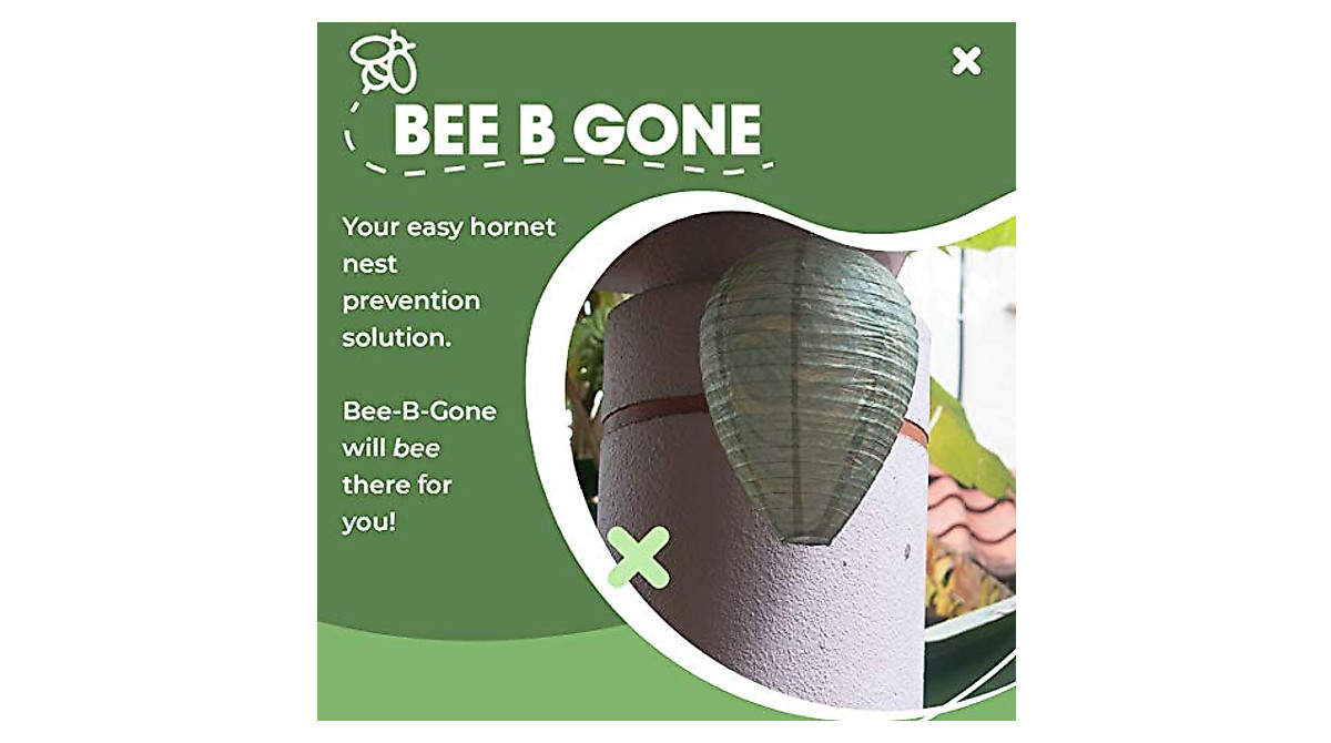 Bee B Gone Wasp Decoy 3 Pack - Easy Outdoor Pest Deterrent