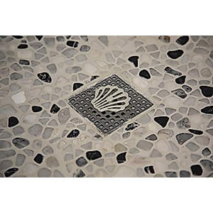 DrainWig Shower Drain Protectors, As Seen on Shark Tank, Disposable Hair Catchers, Ocean, Pack of 12