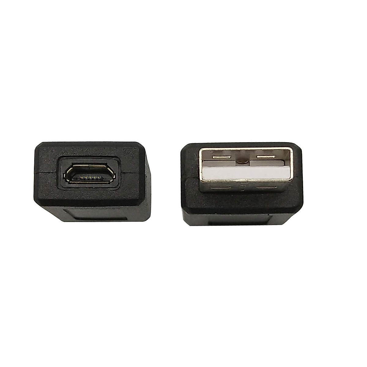 USB 2.0 Male to Micro USB Female Connector Adapter (2 Pack)