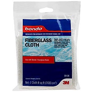 Bondo Fiberglass Cloth, 20128, 8 Sq Ft