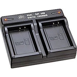 BM Premium LP-E10, LPE10 USB Dual Rapid Battery Charger for Canon EOS Rebel T3, T5, T6, T7, Kiss X50, Kiss X70, EOS 1100D, EOS 1200D, EOS 1300D, EOS 2000D Digital Cameras
