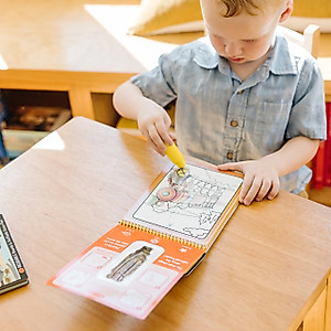 Melissa & Doug On the Go Water Wow! Reusable Water-Reveal Activity Pads, 3-pk, Vehicles, Animals, Safari, 36 months to 72 months