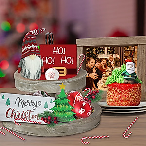 Fall Decor Fall Decorations for Tiered Tray 41 PCS Fall Decor Artificial Pumpkins Fall Gnomes Plush Maple Leaves Wooden Thanksgiving Sign Farmhouse Table Decor for Home(Tiered Tray NOT Included)