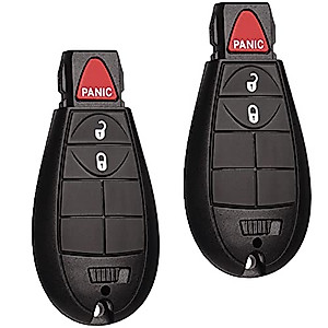 Key Fob FOBIK Keyless Remote Replacement Fits for Dodge Ram 1500 2500 3500 2009 2010 2011 2012 Charger Challenger Durango Journey Grand Caravan Jeep Grand Cherokee Commander Chrysler 300 Town Country