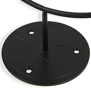 Wallniture Sporta Wall Mounted Ball Storage Sports Ball Holder Rack Display Storage Steel (Black)