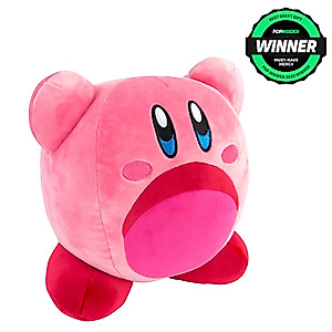 Club Mocchi-Mocchi- Kirby Plushies - Inhaling Kirby Plushie - Squishy Kirby Toys - Collectible Kirby Figures and Cute Stuffed Animals - Holiday Gifts and Stocking Stuffers for Kids - 15 Inch