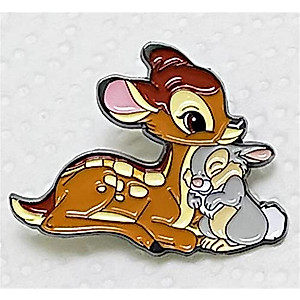 Anime Bambi Lapel Pins Cute Deer Brooch Enamel Pin Brooches on Clothes Badges Backpack Fashion Accessories Jewelry Gift