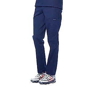 Dagacci Scrubs Medical Uniform Women and Men Unisex Scrubs Pants Medical Scrubs Pants Medium Navy