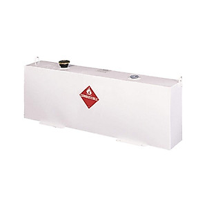 Jobox Delta 486000 37 Gallon White Vertical (Fuel-N-Tool Ready) Steel Liquid Transfer Tank for Trucks