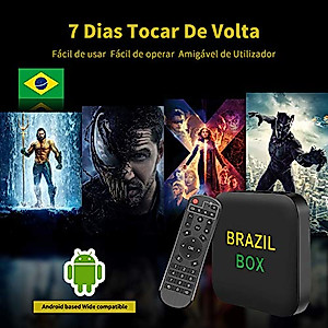 2023 Newest Brazil IPTV Box for TV and Movies Powerful Hardware Support Your Video System Better and Provide 15000+ Videos for You.
