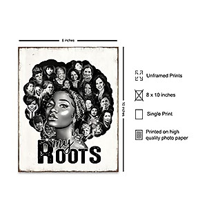 Black Art - African American Art - Black women famous African Americans - Black pride Classroom Decorations - Black History Month Poster - Afro Black Culture Wall Art & Decor - Black Girl Magic 8x10