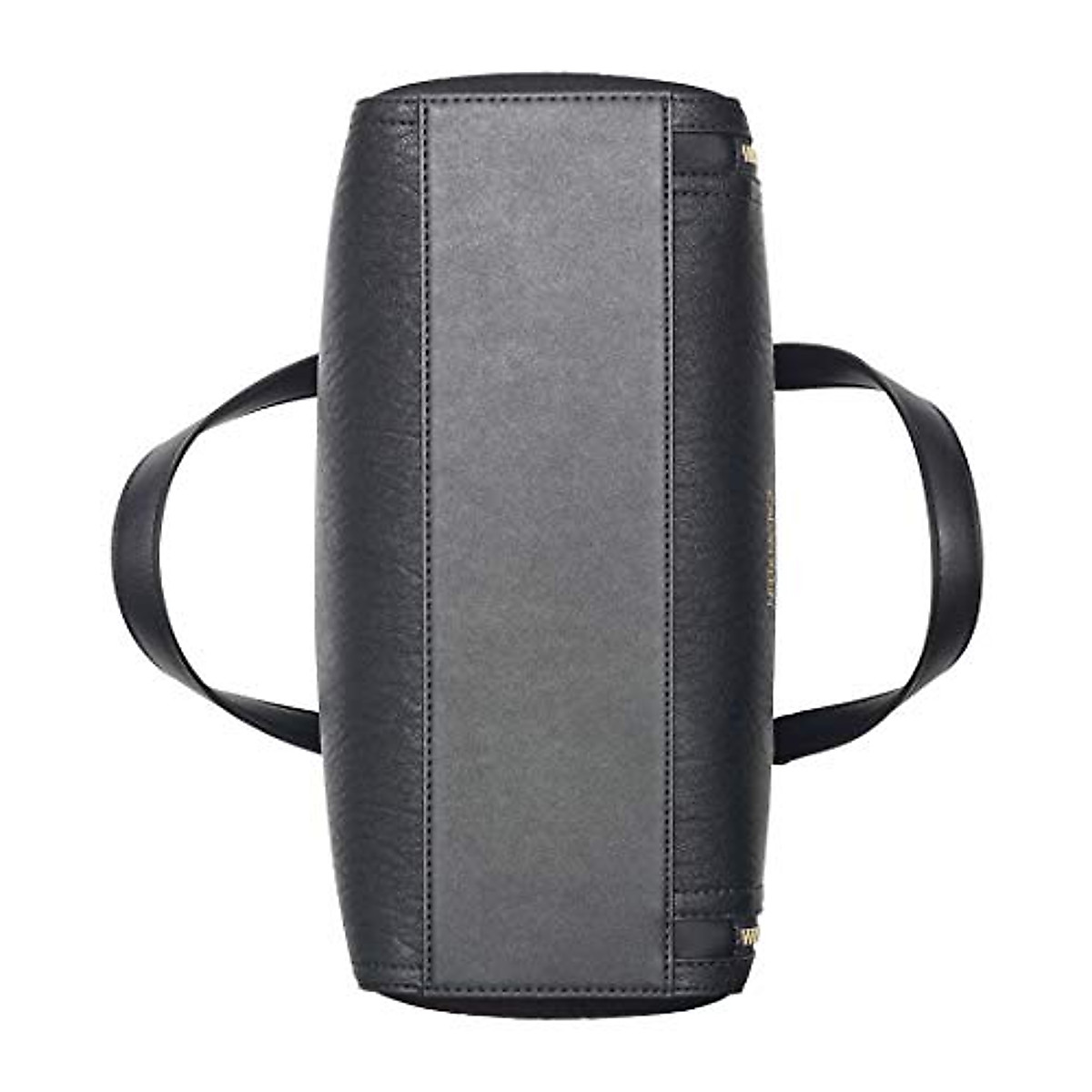 Calvin Klein Reyna Novelty Satchel, Black/Gold, One Size