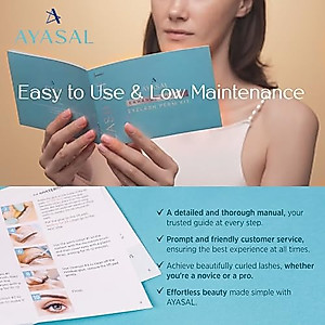 AYASAL Lash Lift Kit: Eyelash Lift Kit - With Detailed Instruction Eyelash Perm Kit - Easy for Beginner and Professional Lash Perm Kit - Achieve Salon-Quality Lashes Lift with Safe and Effective Resul