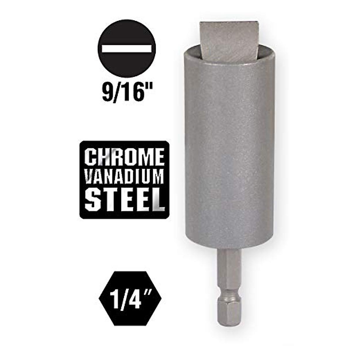 IVY Classic 44712 3-5/8" Slotted Sidewalk Driver, Impact Plus, 1/Card