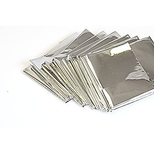 Primacare CB-6841 Emergency Foil Mylar Thermal Blanket, 82" Length x 54" Width