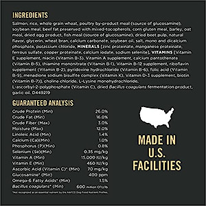 Purina Pro Plan High Protein Dog Food With Probiotics for Dogs, Shredded Blend Salmon & Rice Formula - 17 lb. Bag