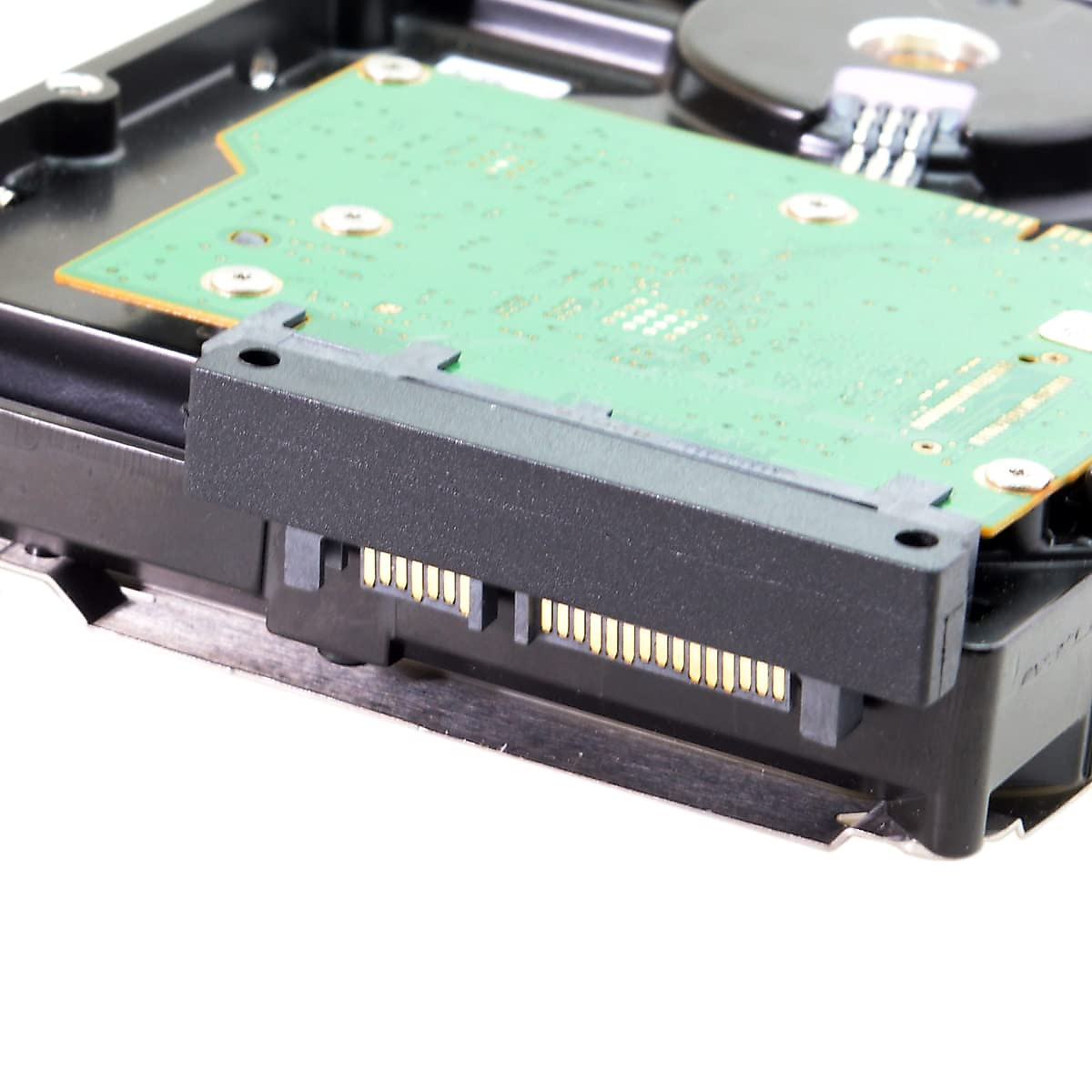 cablecc Right Angled 90 Degree SATA 22Pin 7+15 Male to SATA 22P Female Extension Convertor Adapter