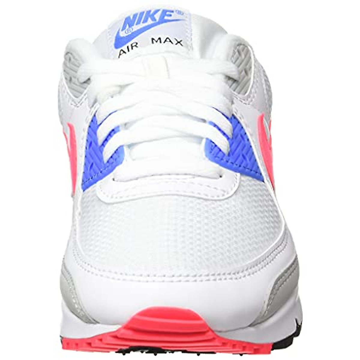 Nike Women's AIR MAX III Running Shoe, White Hot Coral Blue Crystal Grey Fog, 8.5
