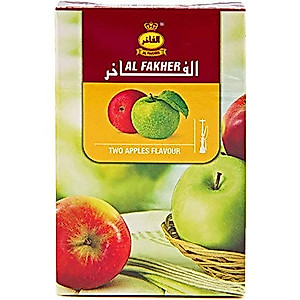 Alfakher double apple pack of 10 boxes each box have 50gm by decentclub.