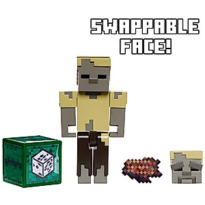 Mattel Minecraft Earth 3.25" Husk