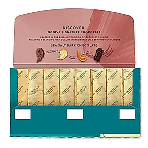 Godiva Chocolatier Dark Chocolate Lovers Assorted Signature Mini Bars - Pack of 24
