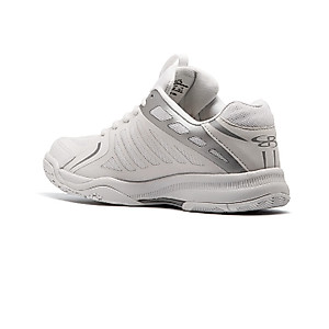 Boombah Women's Rally Volleyball Shoes White/Metallic Silver - Size 6