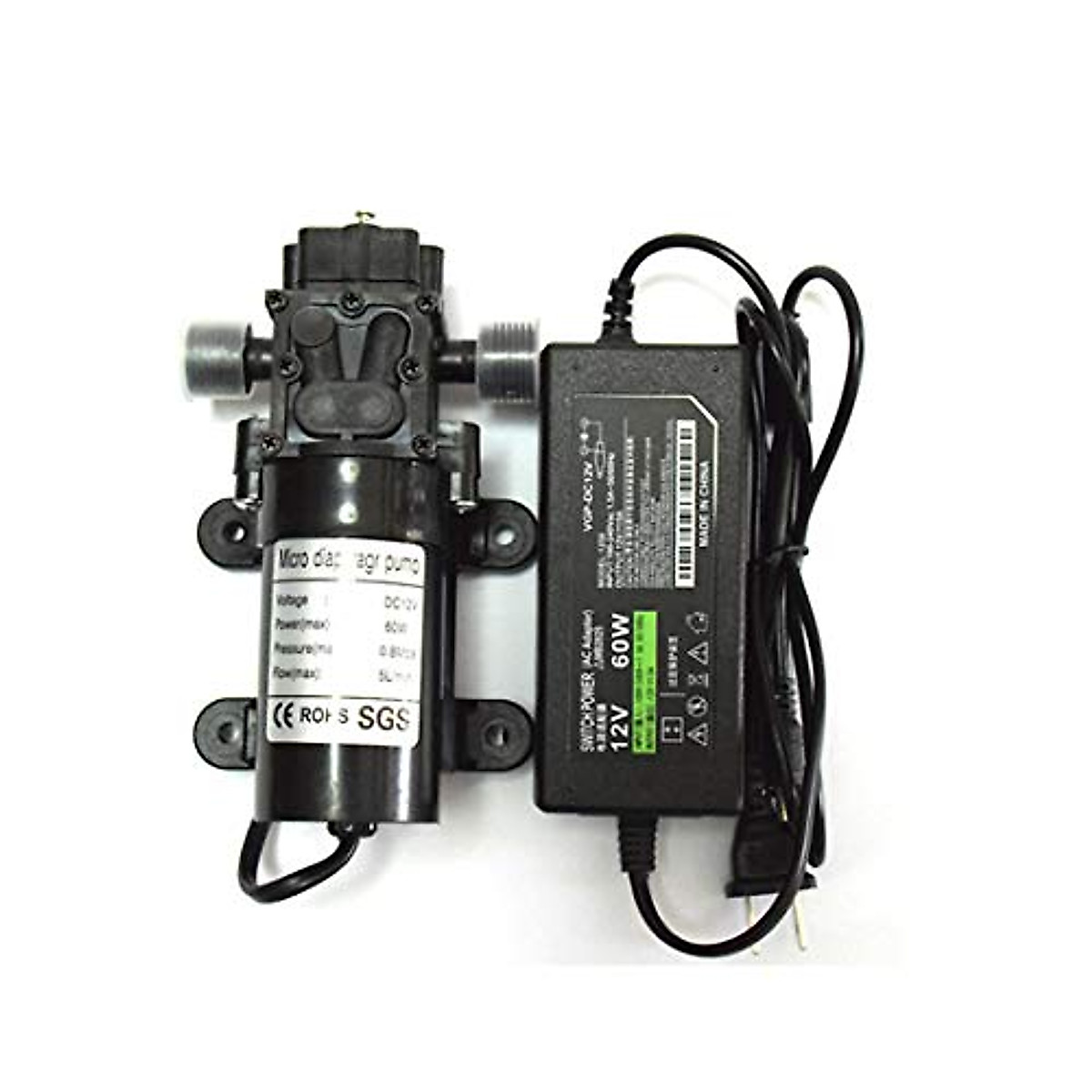 Furnrubden Misting System with Pump, Patio Misting Cooling System, 68.24FT Tubing +29 Brass Spray Nozzles, Outdoor Water Patio Misters for Outside Patio, RV Camper Marine Greenhouse, Fan, Trampoline