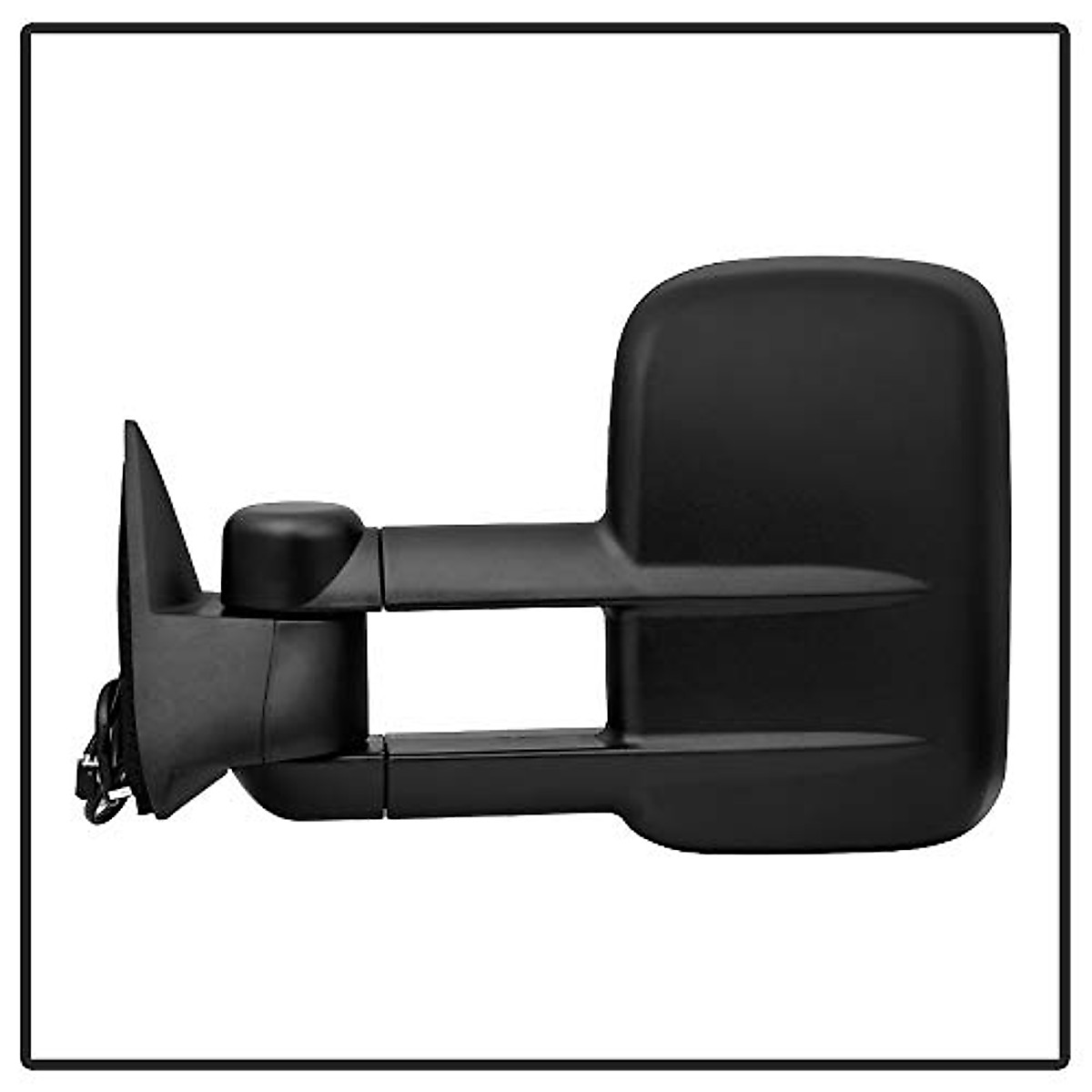 Acanii - Telescope Dual Arm Mount Towing Power Non Heat Side Mirrors Driver+Passenger For 88-98 Chevy/GMC C/K 1500 2500